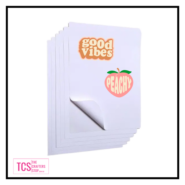 A4 Printable PVC Adhesive VINYL Sheets - Laser – The Crafters Stop