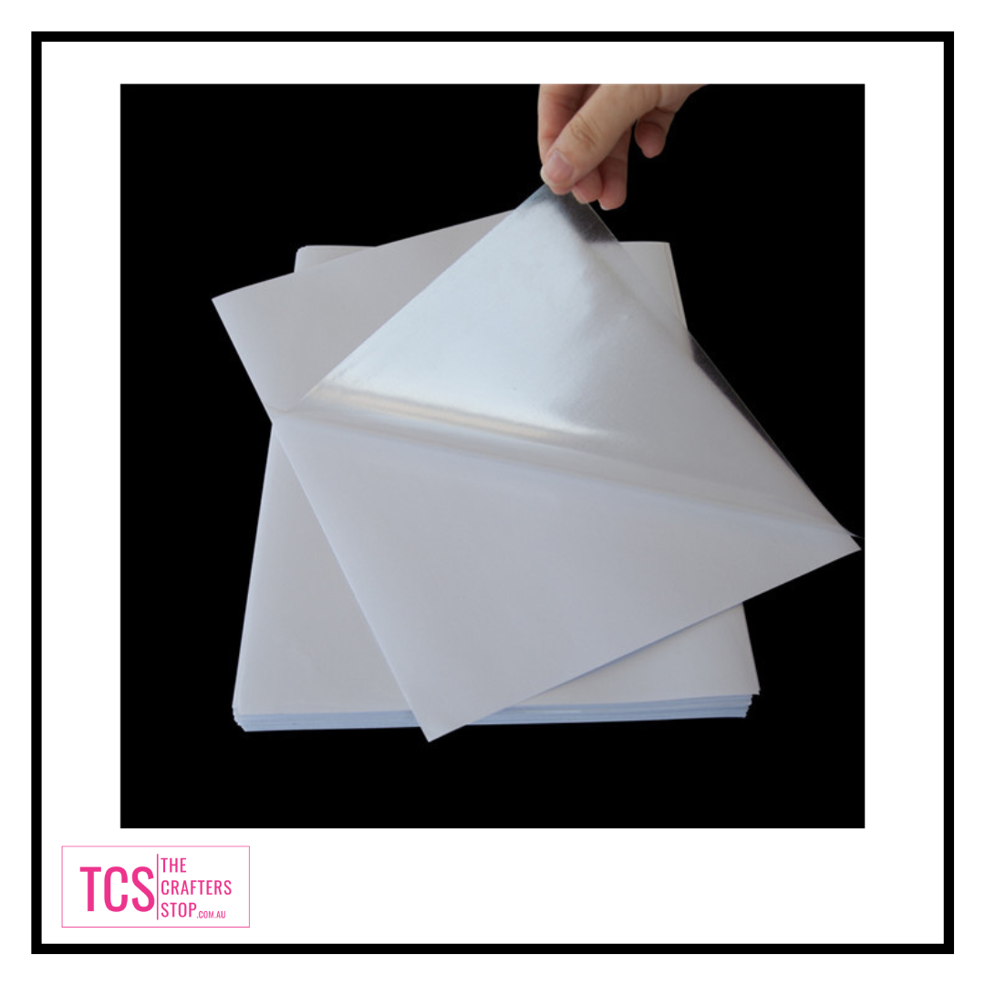 A4 Clear Transparent Vinyl PVC Printable Sheets - INKJET – The Crafters ...